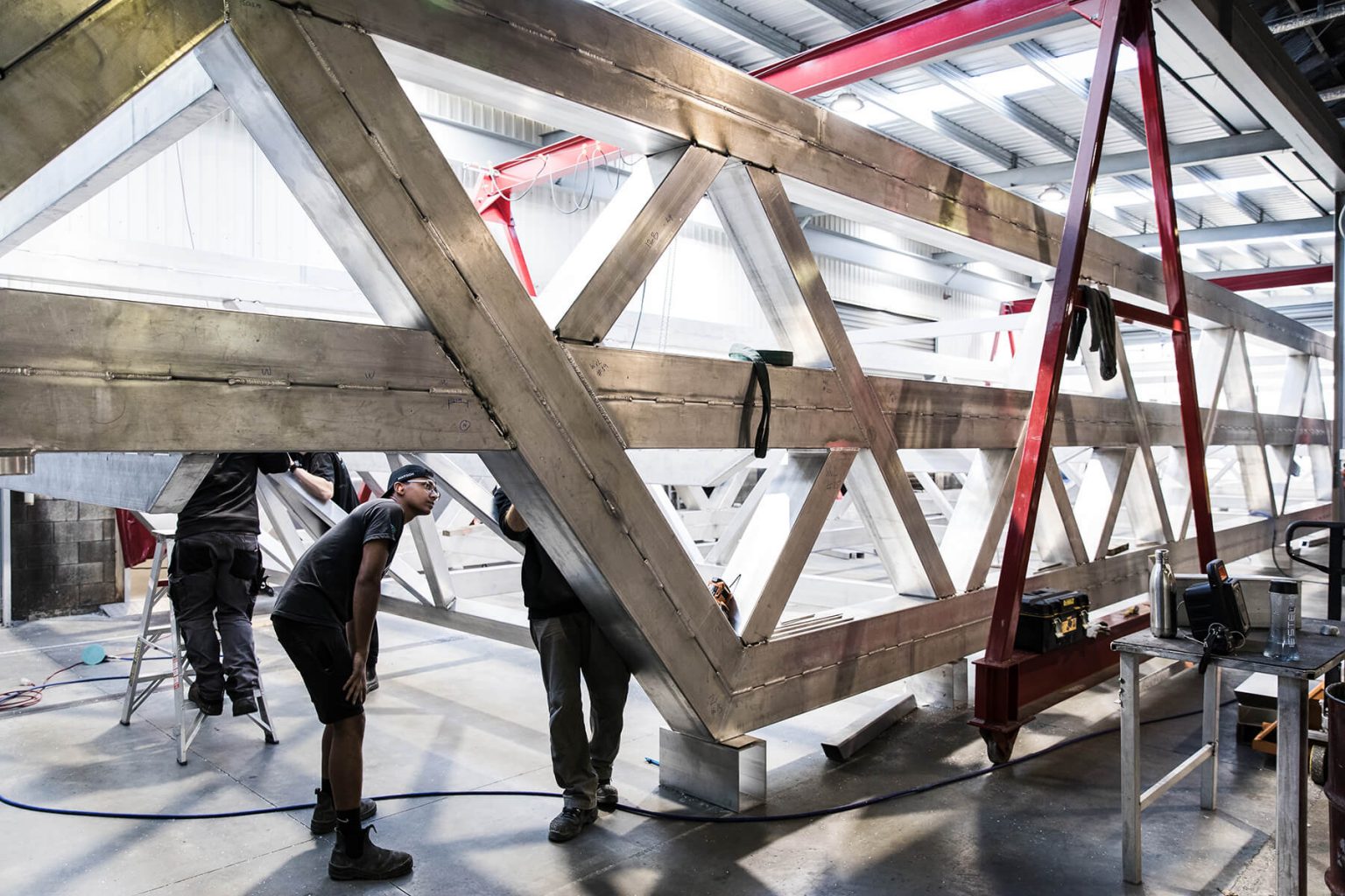 Auckland’s Queens Wharf upgrade – Gangways complete! - Mansonengineering